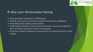 Advance Pathshala HR Practical Training Services | PDF
