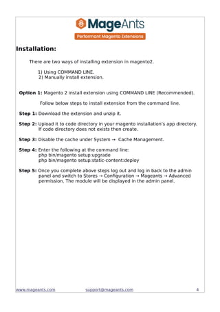 Magento 2 Advanced Permissions | PDF | Computing | Technology & Computing