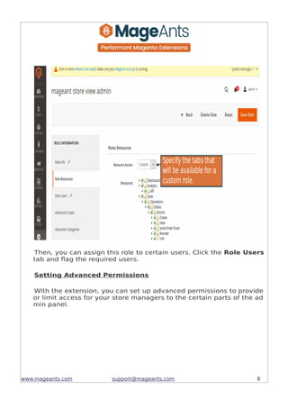 Magento 2 Advanced Permissions | PDF