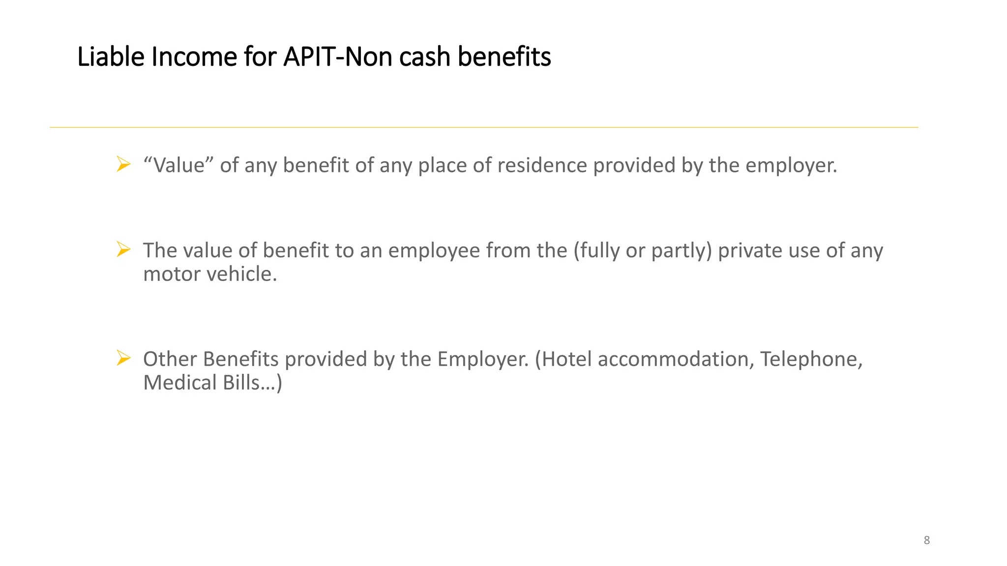 Advance personal income TAX (APIT)- Sri Lanka | PDF