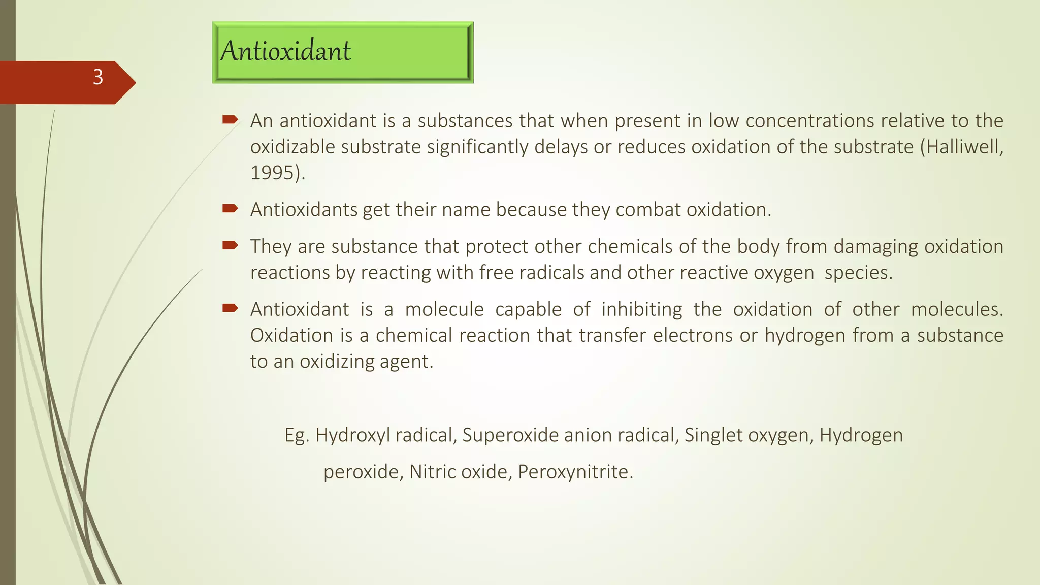 PPT on Protective Activity Of Certain Important Antioxidant | PPTX