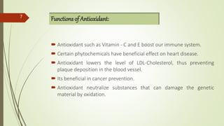 PPT on Protective Activity Of Certain Important Antioxidant | PPTX