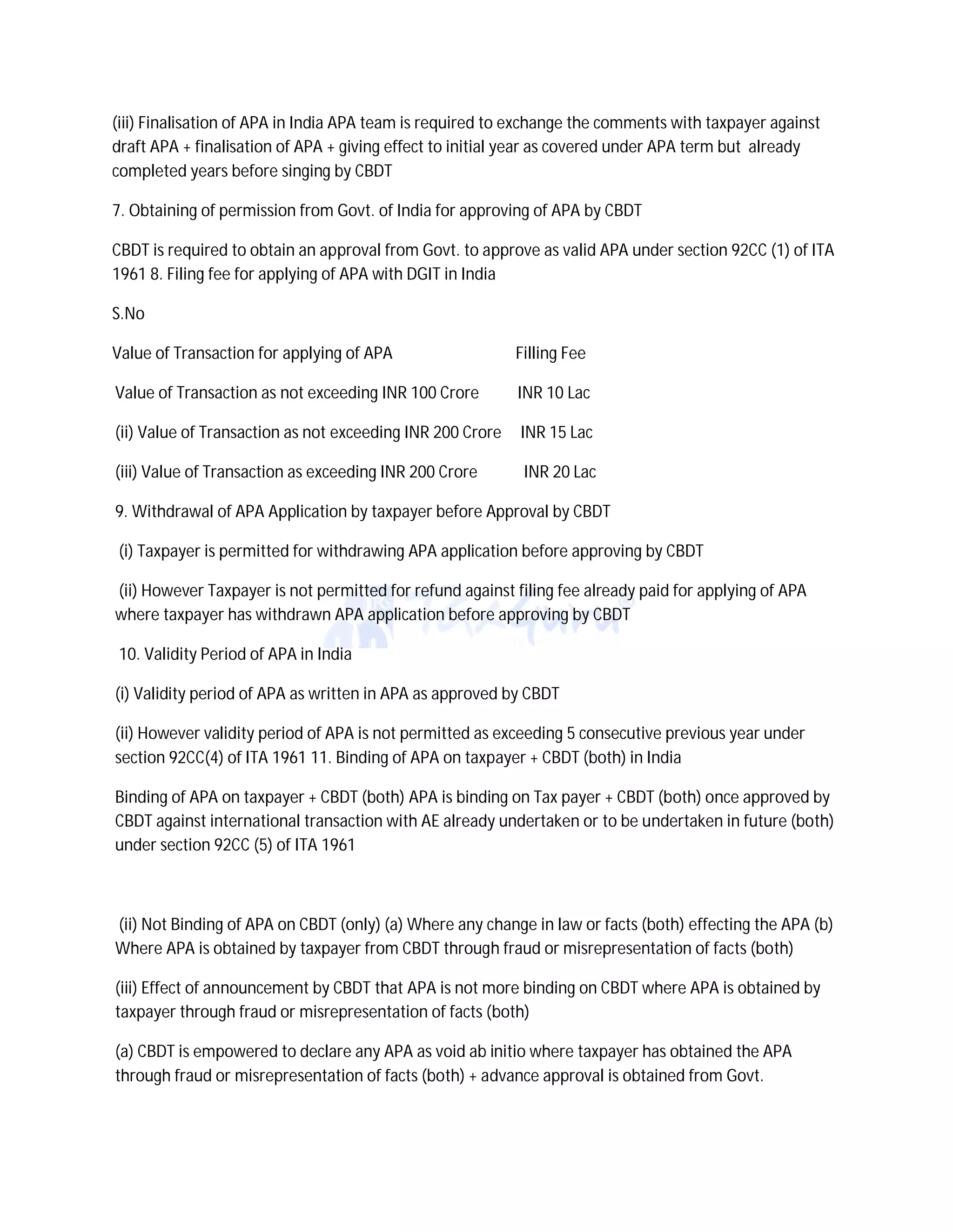 Advance Pricing Agreement for Taxpayer approved by CBDT in India.pdf