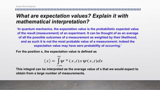 Advance Quantum Mechanics | PPTX