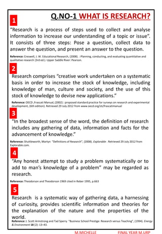 Advance research methods | PDF