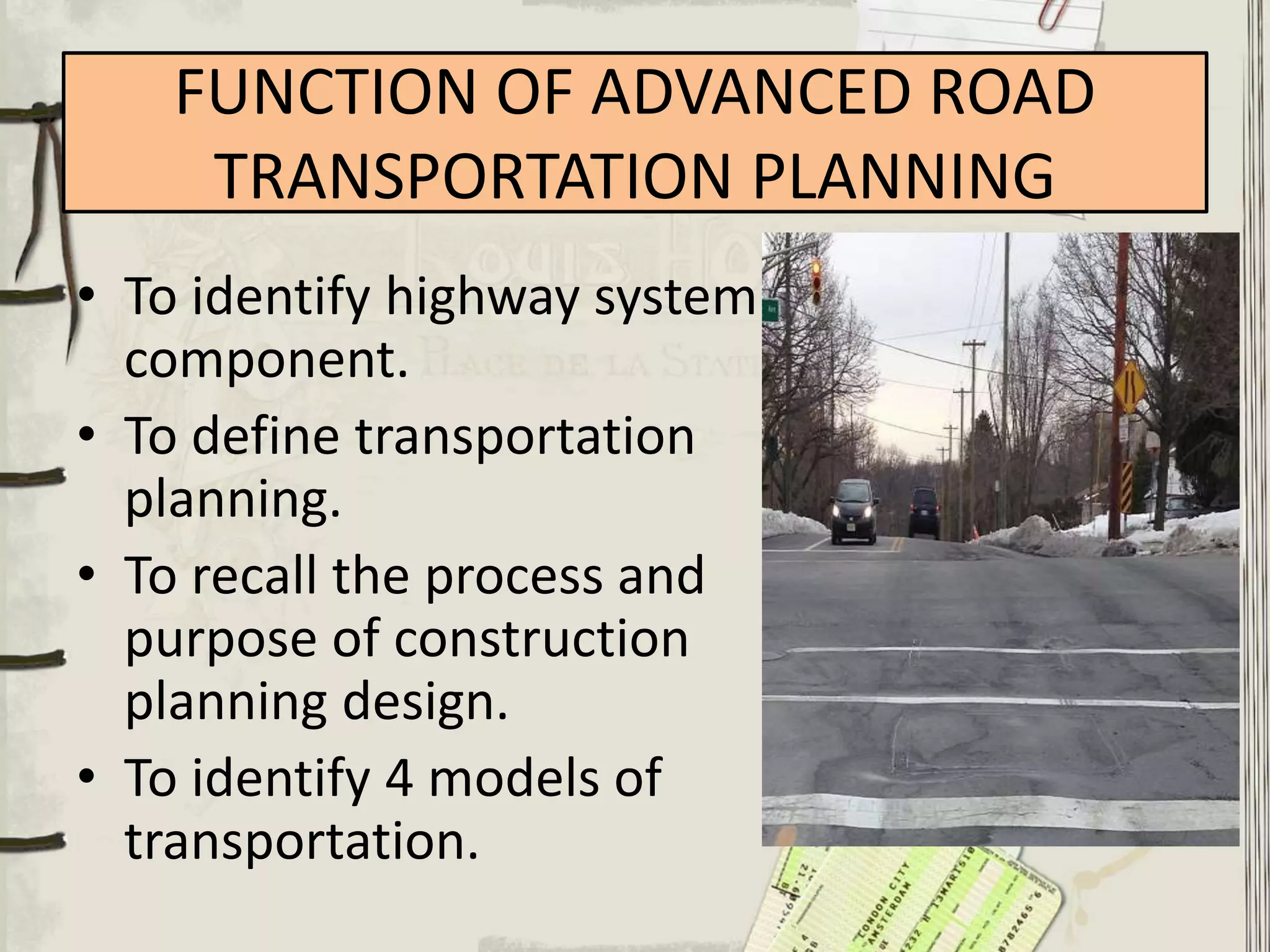 Advance road transportation system ppt | PPT