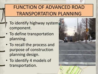 Advance road transportation system ppt | PPT