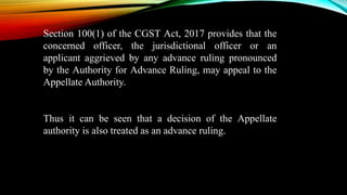Advance ruling mukund | PPTX