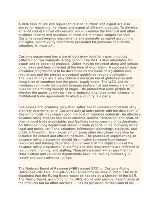 Advance ruling by nbr needs to be well defined | PDF | Business ...