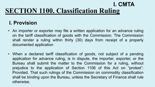 Advance Ruling PPT (11.05.22) Customs Proceedings.pptx