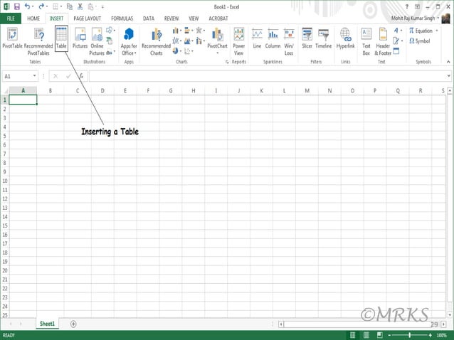 Advances in ms excel | PPSX | Computing | Technology & Computing