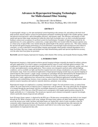 上海必和 Advances-hyperspectral-imaging0409超光谱高光谱多光谱 | PDF