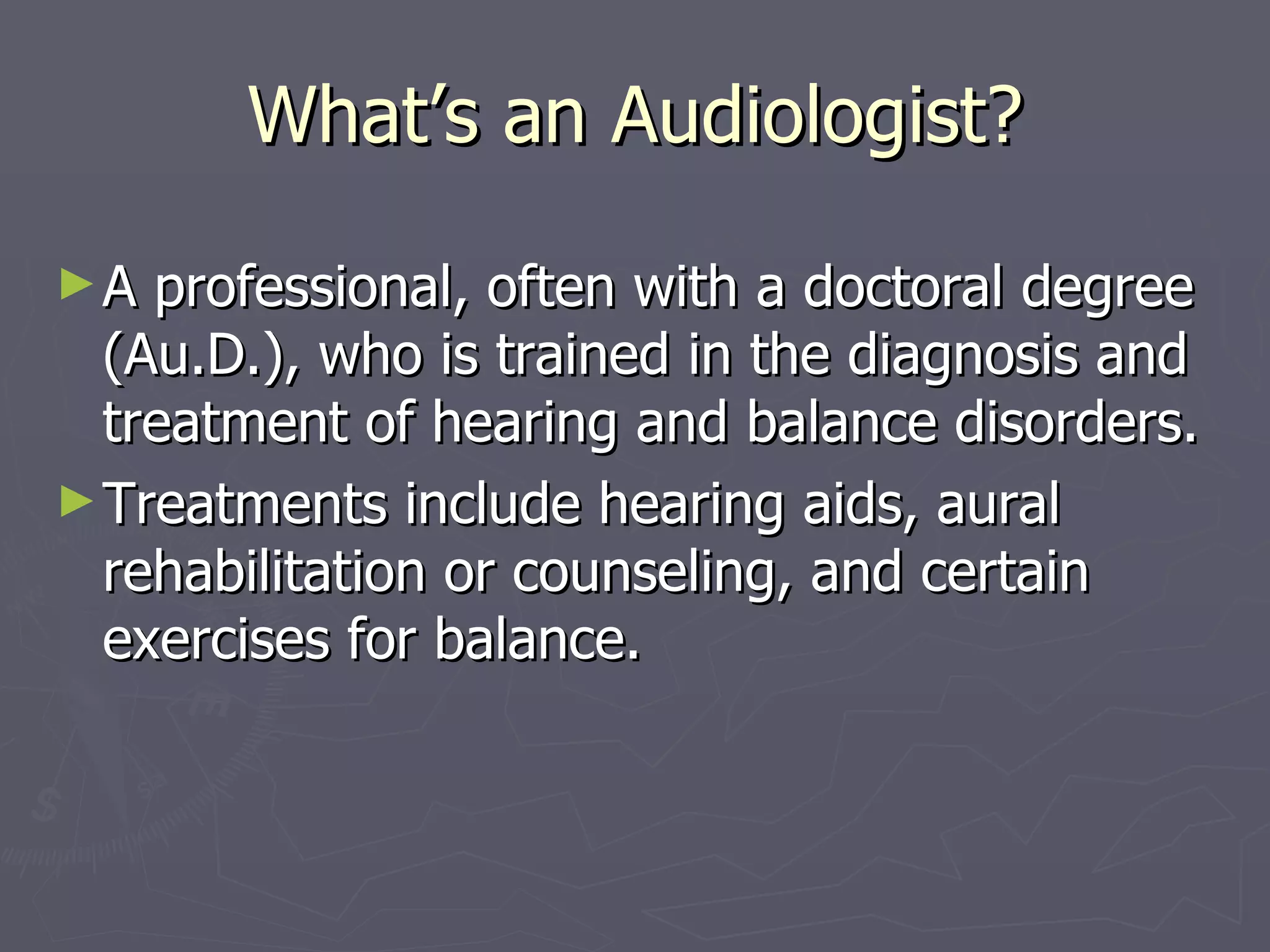 Advances in Audiology and Hearing Aid Technology | PPT