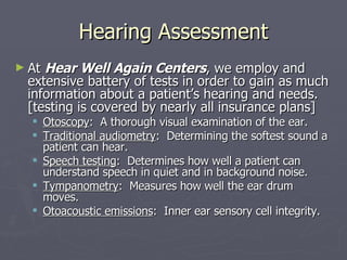 Advances in Audiology and Hearing Aid Technology | PPT