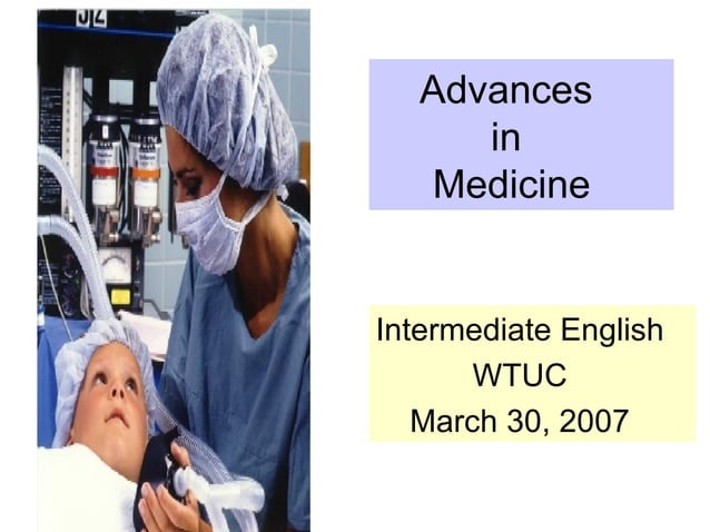 Advances in Medicine | PPT