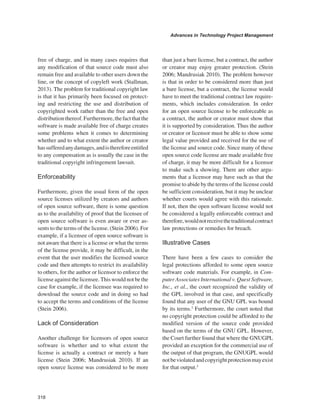 Advances in Technology Project Management: Review of Open Source ...