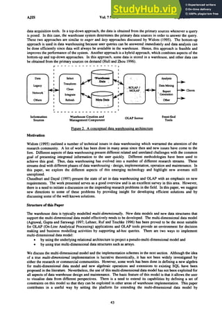 Advances And Research Directions In Data-Warehousing Technology | PDF