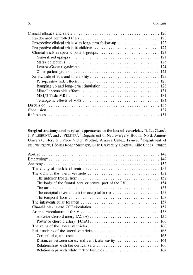 Advances and technical standards in neurosurgery | PDF