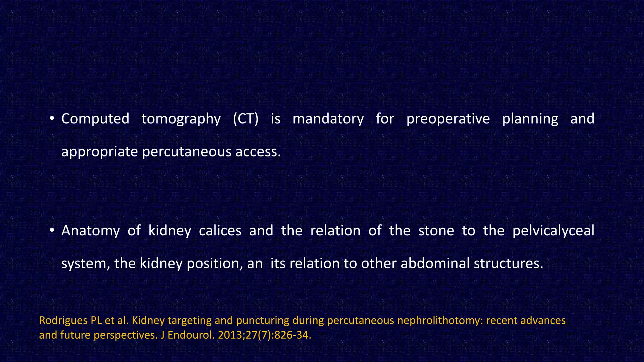 PCNL Advances and updates | PPTX