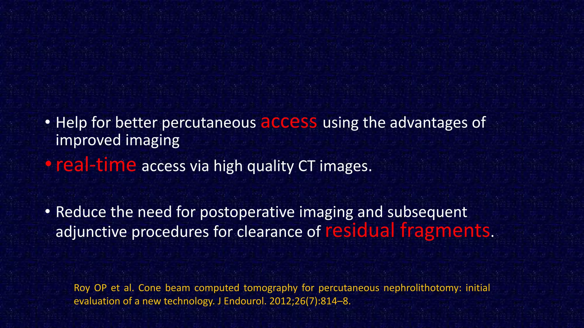 PCNL Advances and updates | PPTX