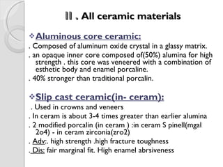 Advances in All Ceramic Restorations | PPT