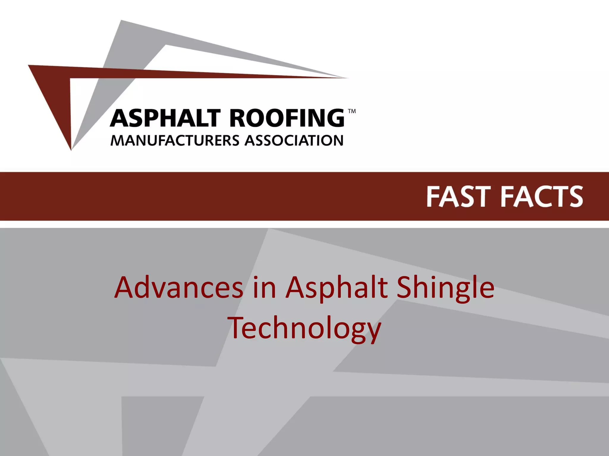 Advances in Asphalt Shingle Technology | PDF
