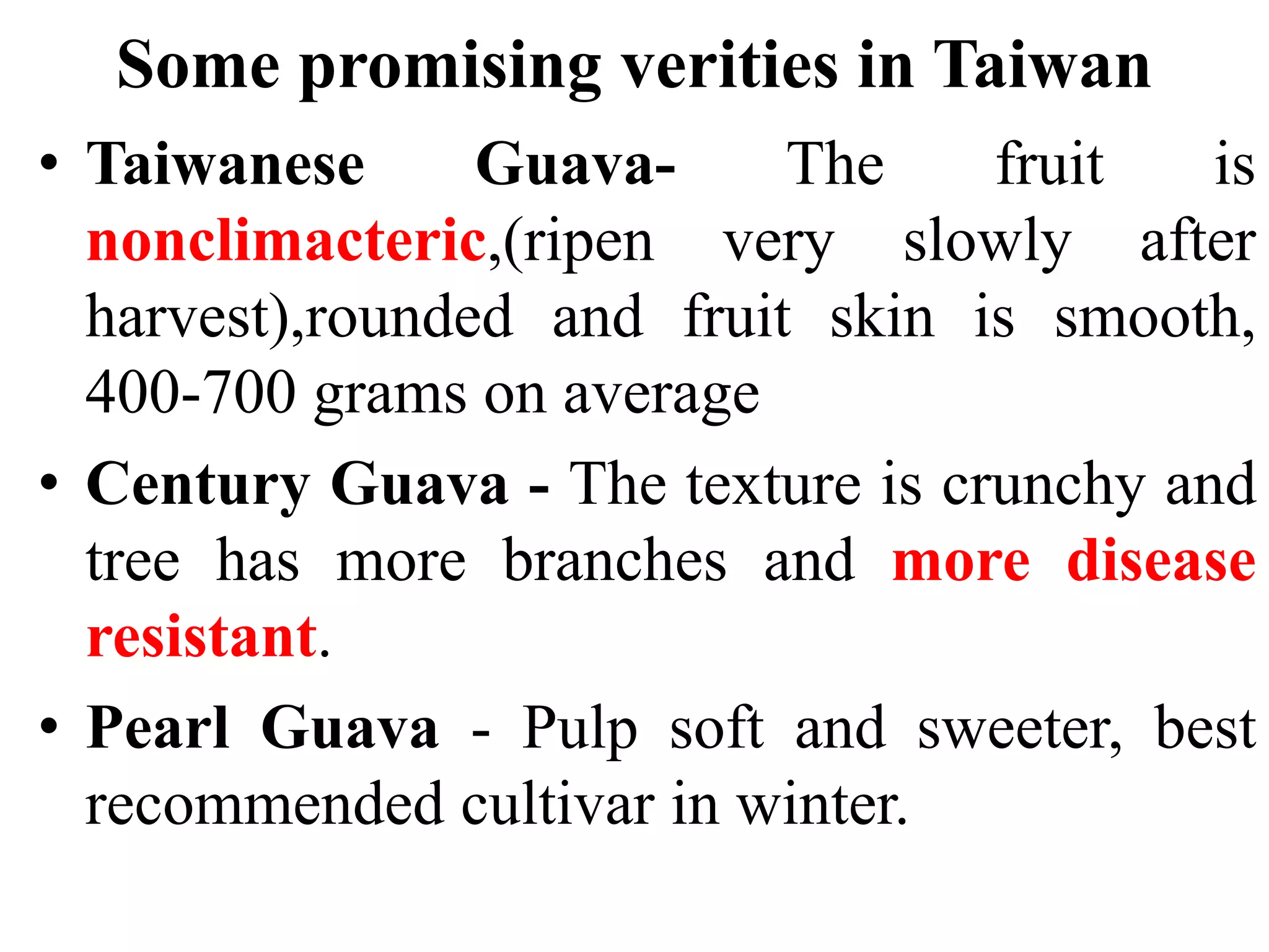 Advances in breeding of guava | PPTX