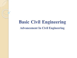 Advances in civil Engg.pptx
