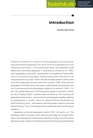 ADVANCES IN COMMERCIAL GEOGRAPHY | PDF