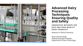 Advances in Dairy Processing .pptx