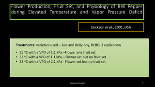 Advances in flower regulation and fruiting management of vegetables in ...