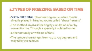 Advances in food processing and preservation by low temperature ...