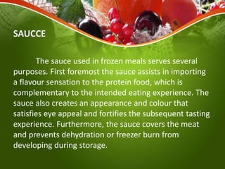 Advances in food science | PPTX