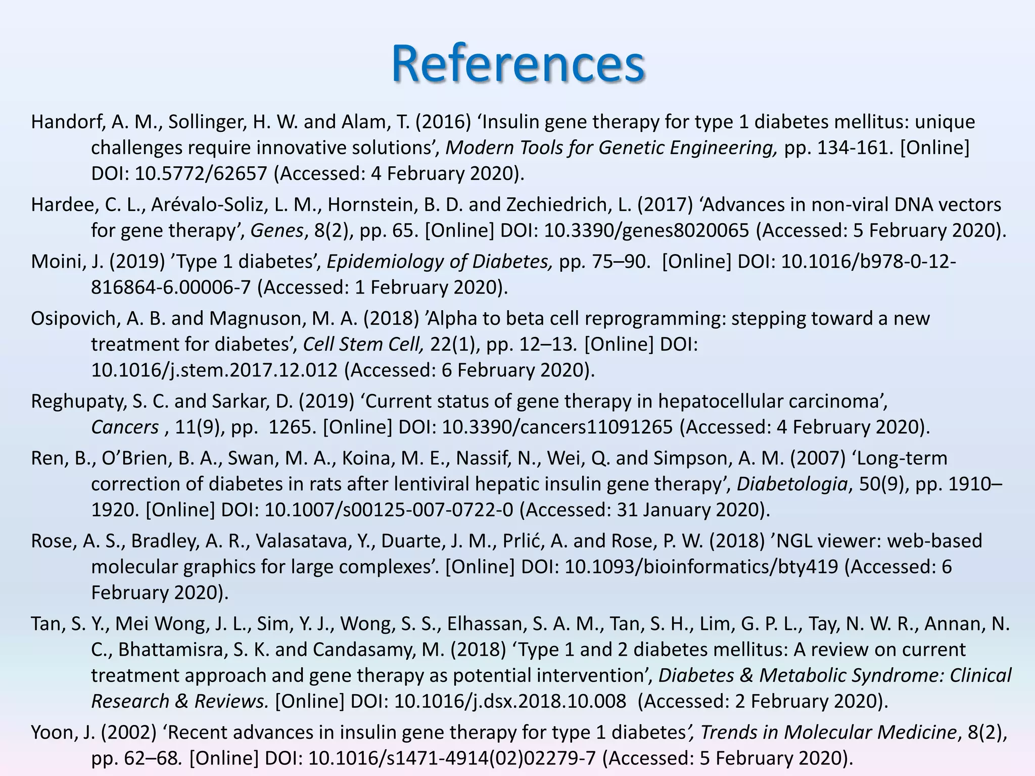 Advances in Gene therapy for type 1 diabetes | PPTX
