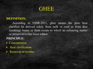 Advances in ghee | PPTX