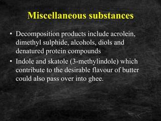 Advances in ghee | PPTX