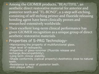 Advances in glass ionomer cement | PPTX