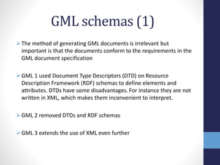 Advances in gml for geospatial applications slide | PPT
