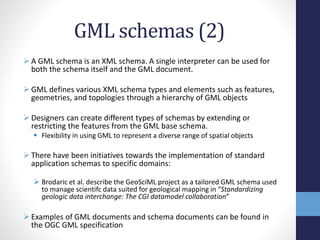 Advances in gml for geospatial applications slide | PPT