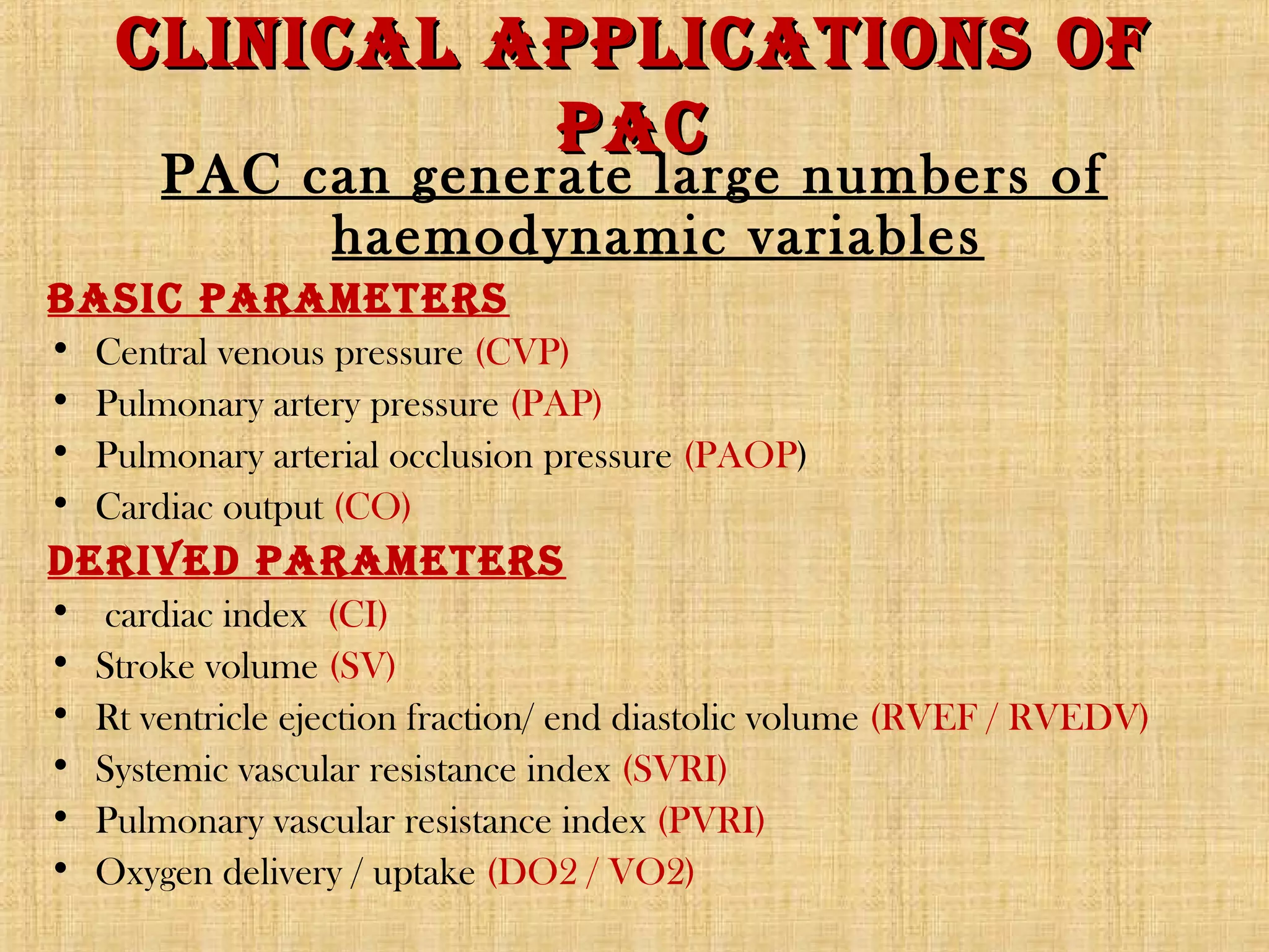 Advances in haemodynamic monitoring | PPT
