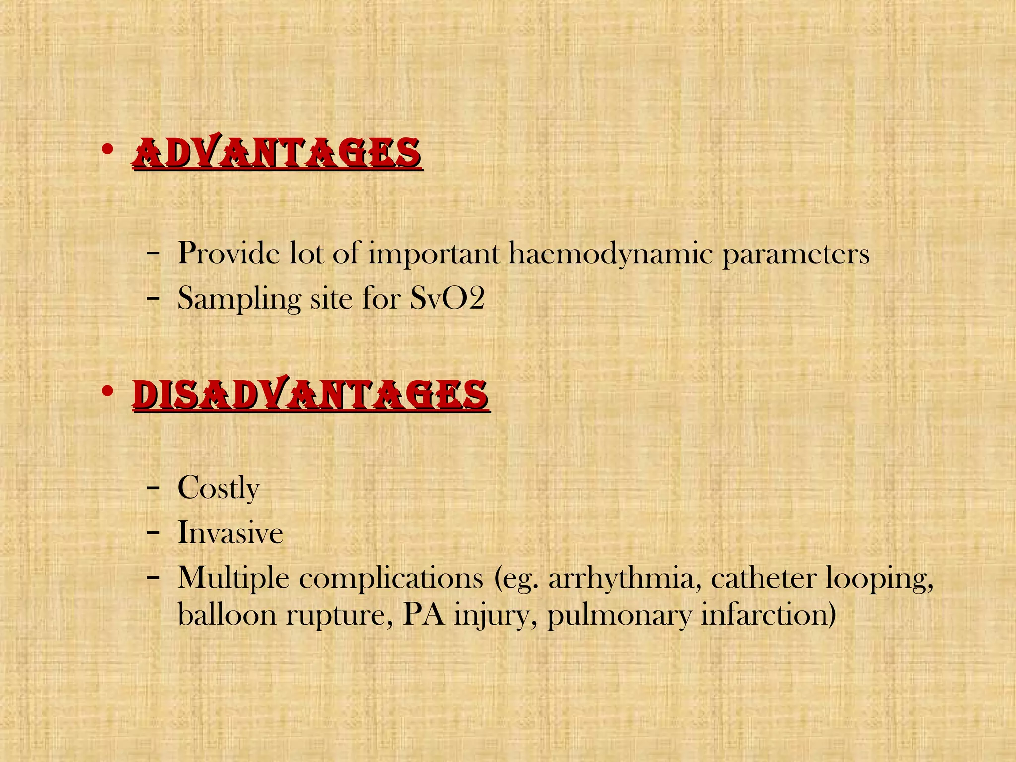 Advances in haemodynamic monitoring | PPT