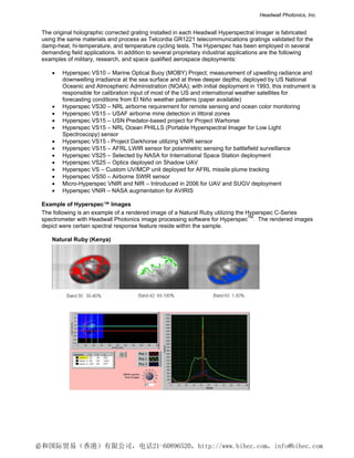 上海必和 Advances in-hyperspectral_imaging_3-08超光谱高光谱多光谱 | PDF | Cameras and Camcorders | Consumer ...