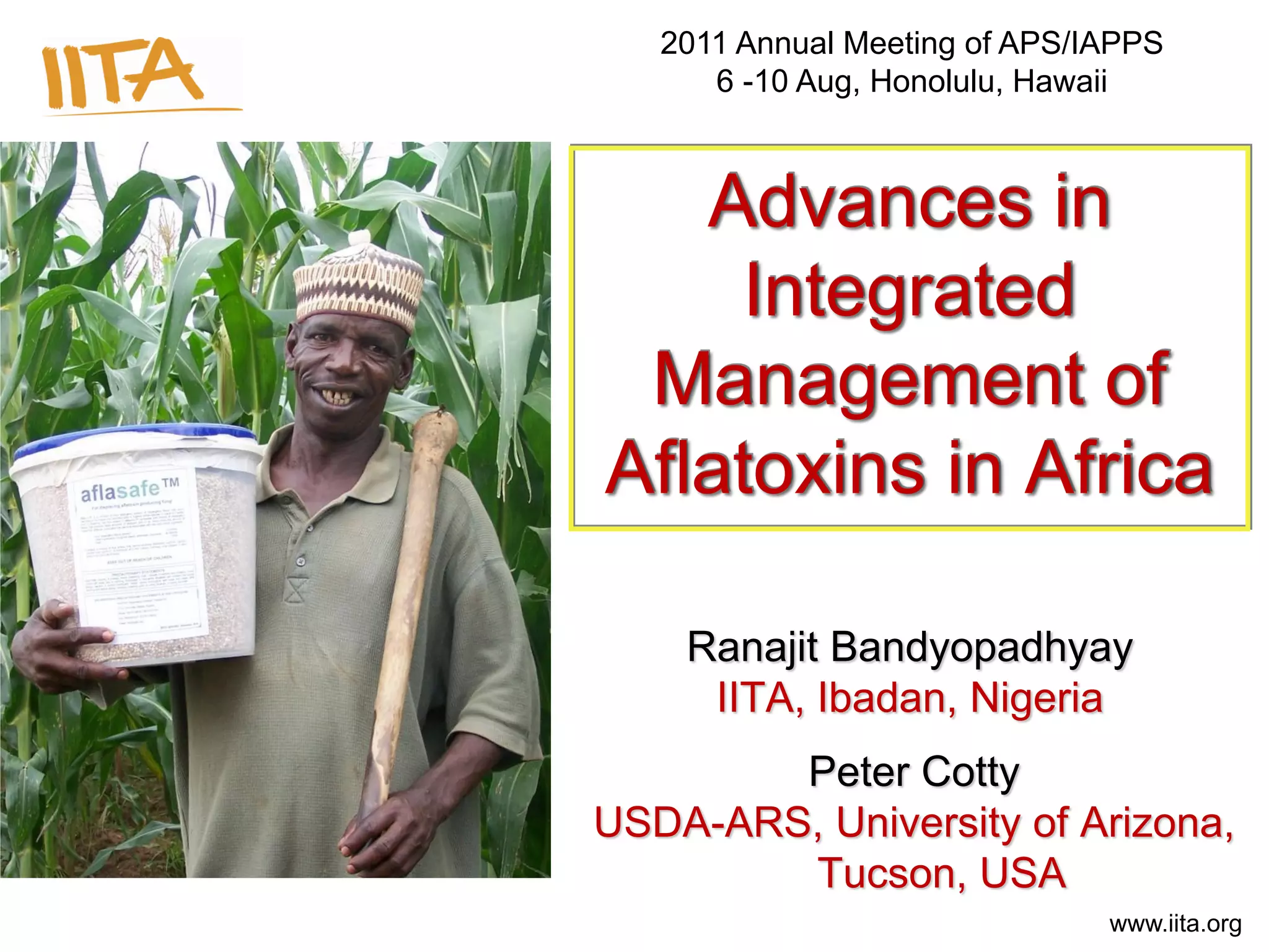 Advances in integrated management of aflatoxins in africa | PDF
