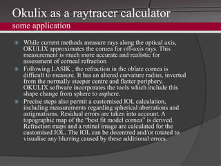 Advances in iol calculation | PPTX