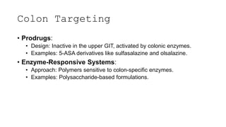 Advances in Oral Drug Delivery Systems.pptx