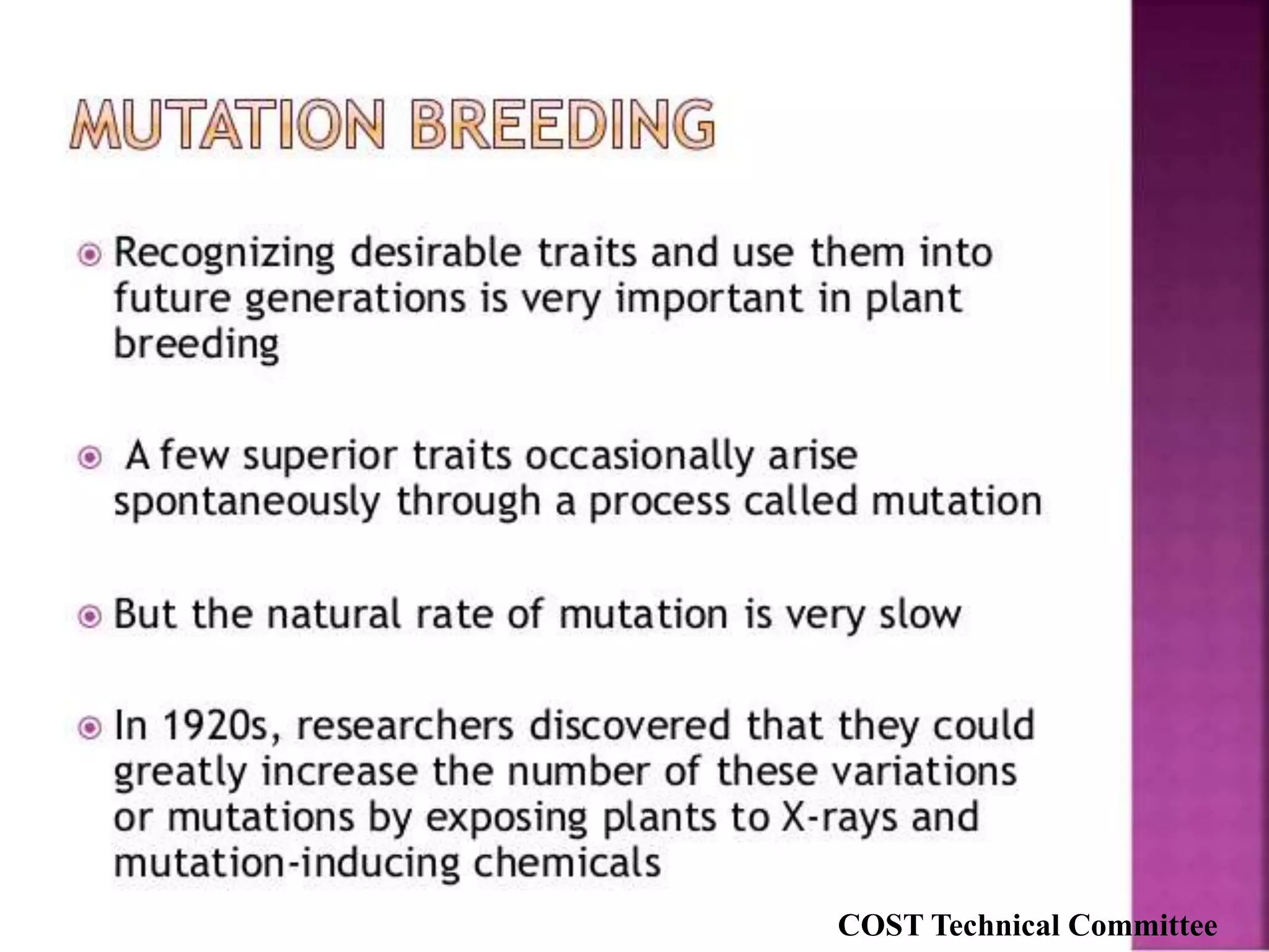 Advances in plant breeding | PPTX