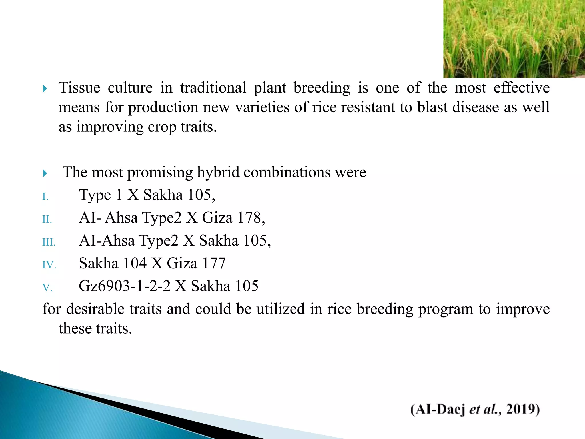 Advances in plant breeding | PPTX