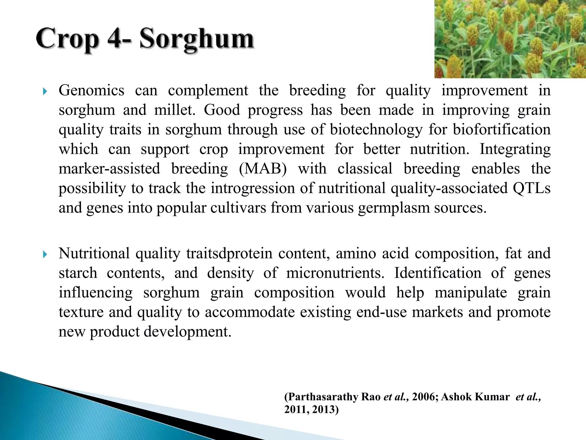 Advances in plant breeding | PPTX