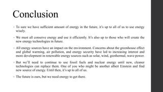 Advances in power generation | PPT