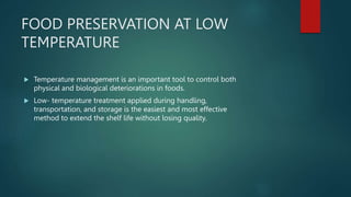 Advances in processing and preservation of food in refrigeration.pptx ...